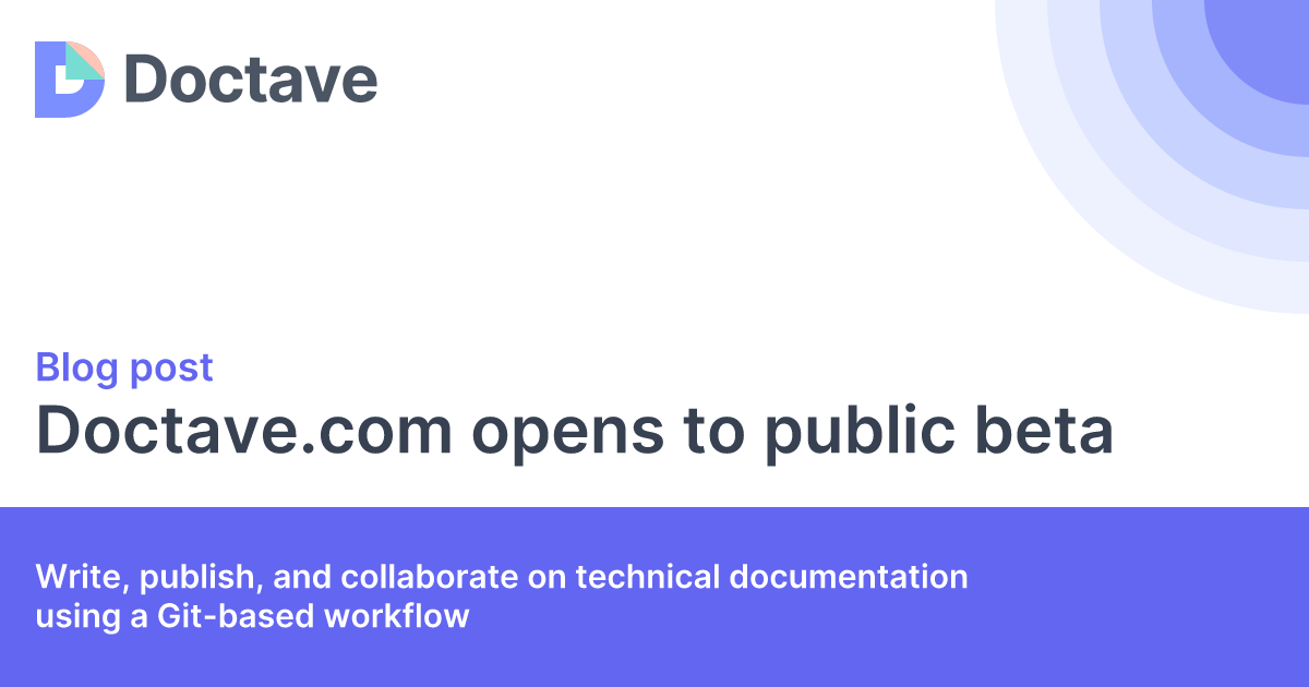 Doctave.com opens to public beta